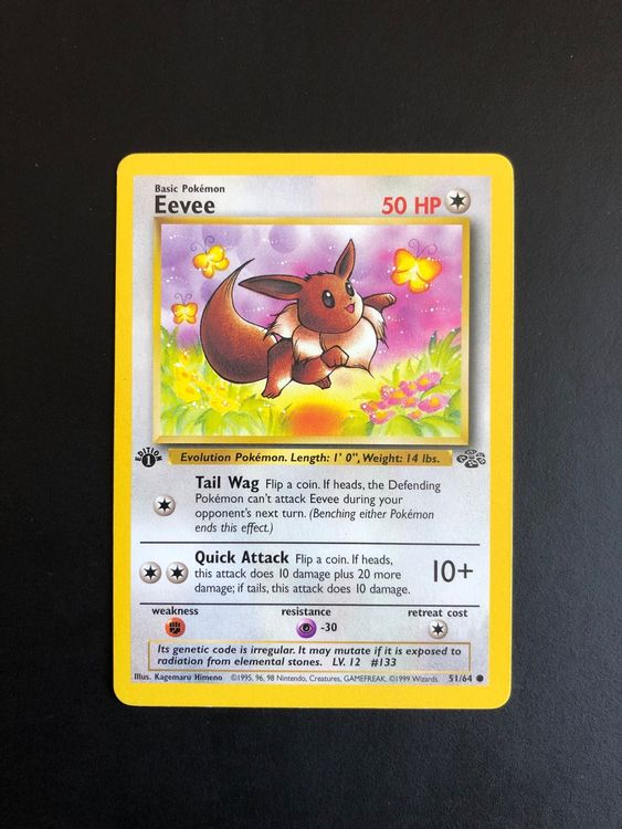 Jungle Eevee 51/64 1st edition Ab 1 (Gebraucht) in Paradiso für CHF 36 ...
