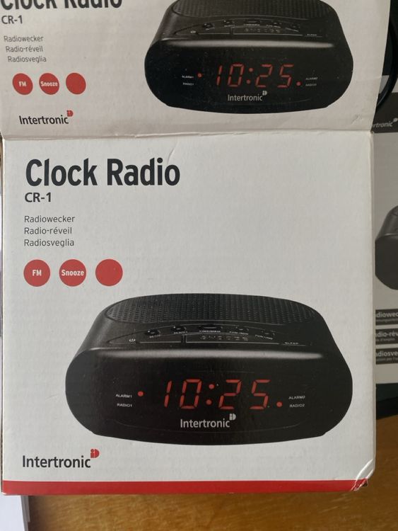 Neuer Intertronic Radiowecker CR-1 - Top Zustand! (Neu und ...