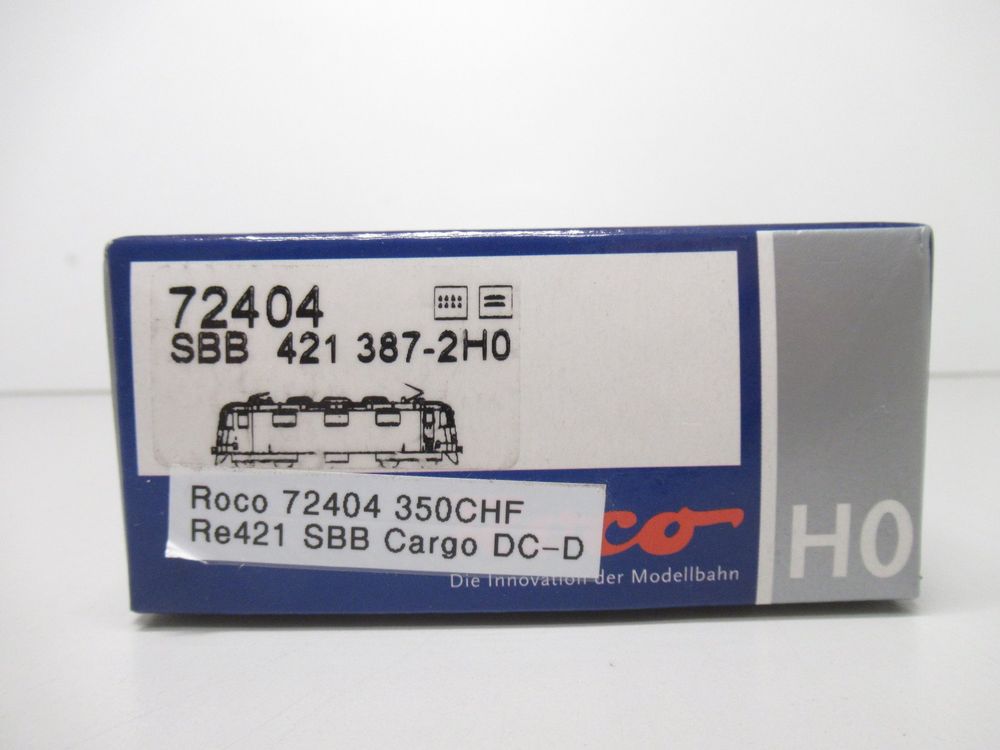 Roco 72404 E-Lok Re 421 der SBB Cargo Gleichstrom Digital H0 (Gebraucht) in Basel für CHF 320 ...
