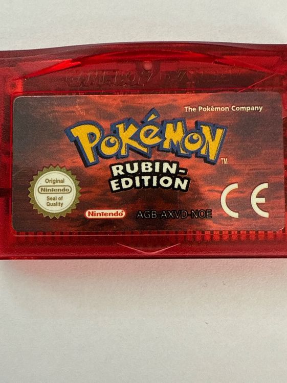 Pokémon Rubin-Edition – Game Boy Advance (Original, EUR) (Gebraucht) in ...