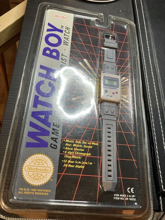 nintendo watch boy uhr 1992 (neu) (Neu und originalverpackt) in ...