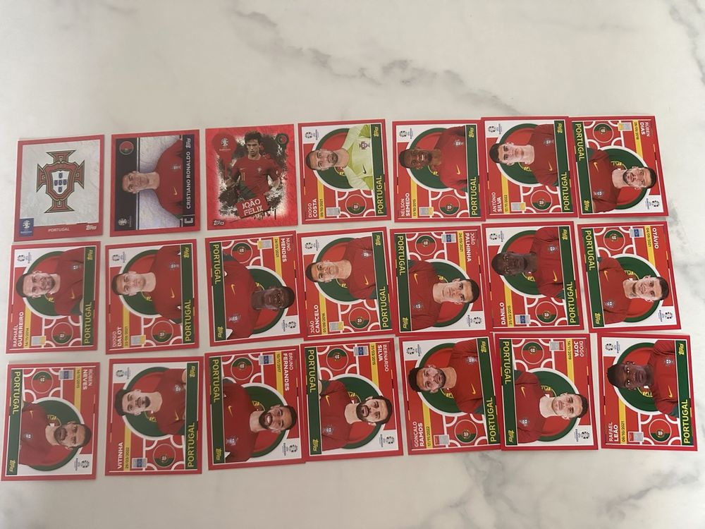 EURO 2024 STICKERS PORTUGAL KOMPLETT MANNSCHAFT | Kaufen auf Ricardo