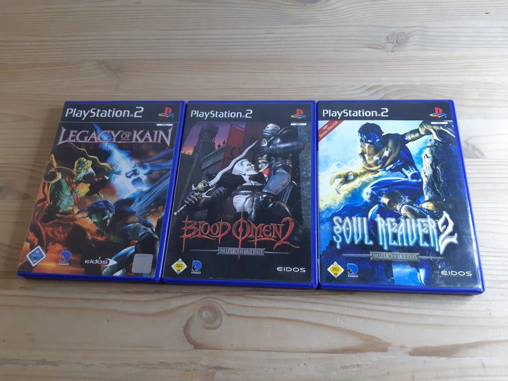 Legacy of Kain PS2 Set: Defiance Blood Omen 2 Soul Reaver 2 (Gebraucht ...