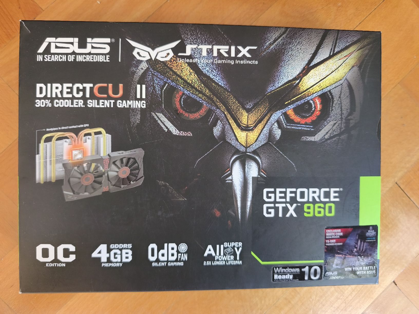 ASUS GeForce GTX 960 Strix, 4GB, neu und originalverpackt (Neu (gemäss ...