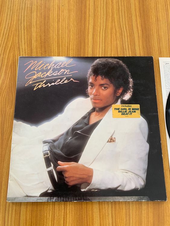 Vinyl Michael Jackson Thriller 1982 LP King of Pop (Gebraucht) in Steffisburg für CHF 14 – mit ...