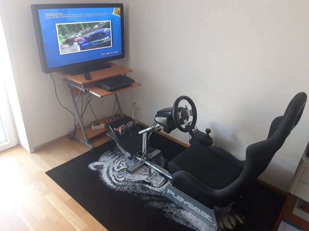 Gaming Set mit PS3 / Logitech G27 / Playseat / Fernseher (Gebraucht) in Worblaufen für CHF 400 ...