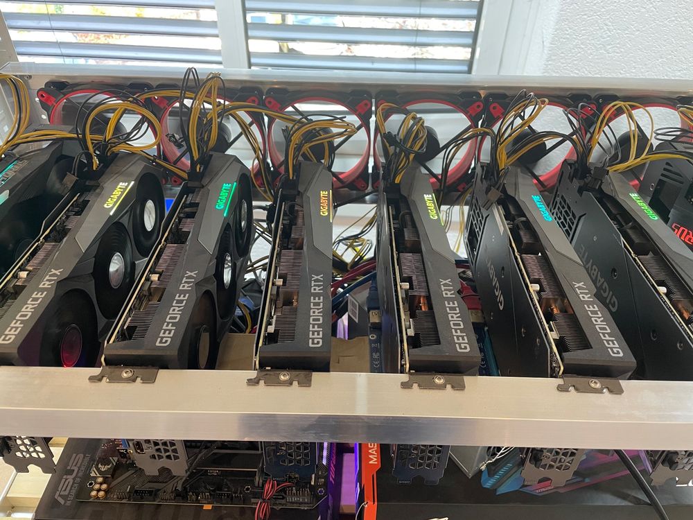 Mining RIG 8x 3070 Grafikkarten (Gebraucht) in Amriswil für CHF 2250 ...