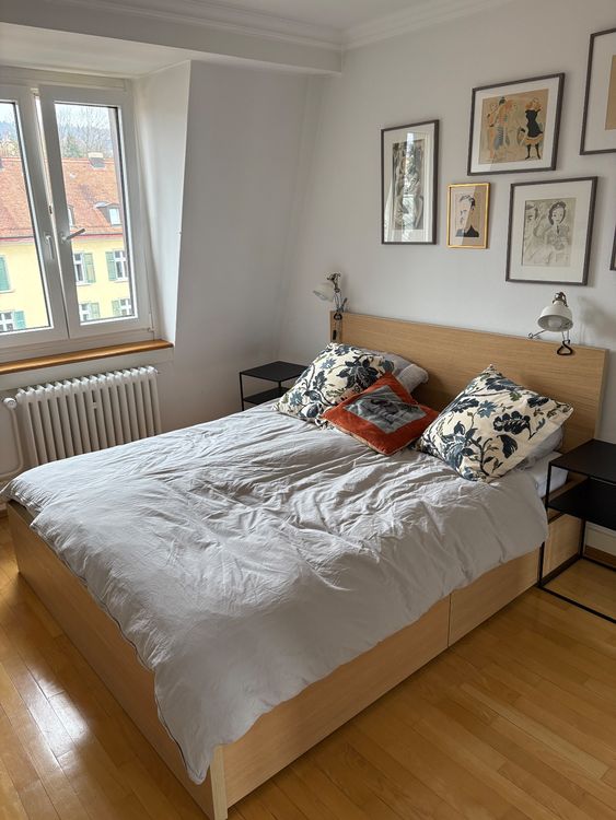 Ikea Malm Bett (160x200cm) mit Stauraum (inkl. Lattenrost) (Gebraucht ...