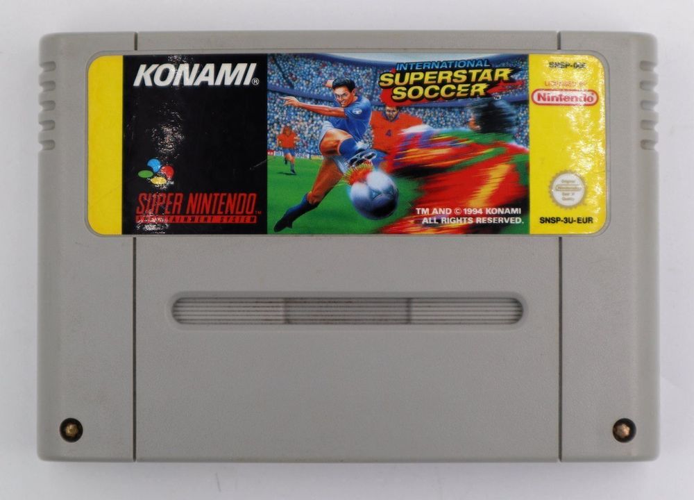 International Superstar Soccer SNES PAL Super Nintendo engl. (Gebraucht ...