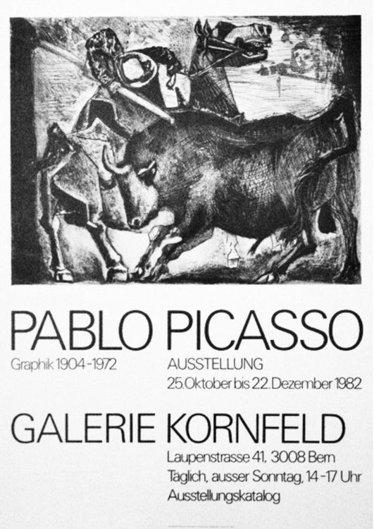 Picasso Pablo - Plakat Ausstellung in Bern ! | Kaufen auf Ricardo