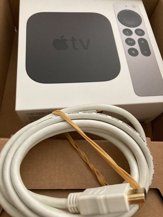 Apple TV Box 4K HDR 32GB Model A2169 inkl.HDMI-Kabel (Gebraucht) in ...