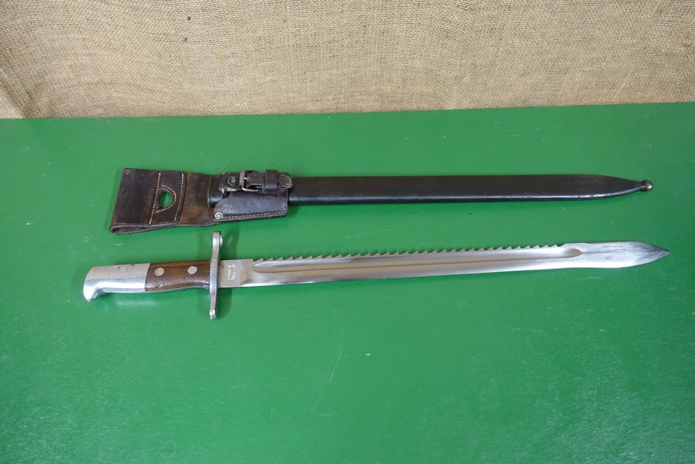 Säbelbajonett Ord.1914 Faschinenmesser mit Stahlscheide (Gebraucht) in Richigen für CHF 150 ...