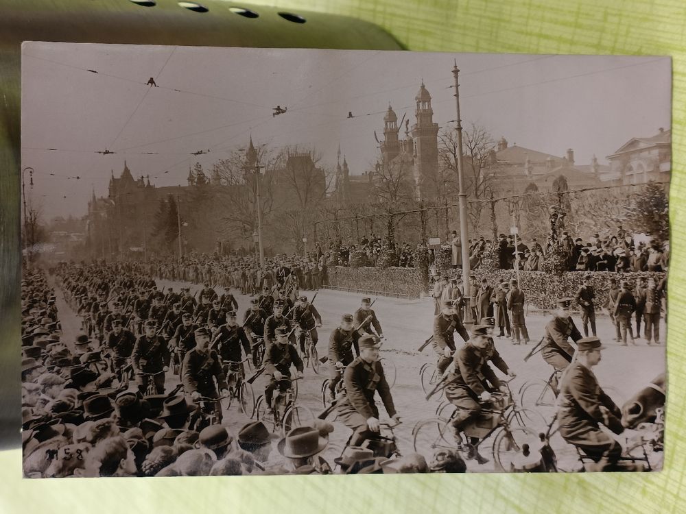 Echt Photo Karte / Fahrräder Defilee General Wille in Zürich (Gebraucht) in Brugg AG für CHF 25 ...