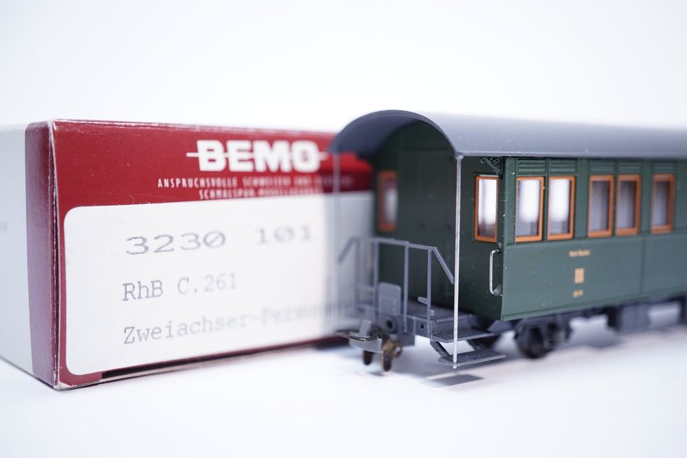 4∑ Bemo 3230 101 RhB PW C 261 (Gebraucht) in Thun für CHF 49 – mit Lieferung auf Ricardo kaufen