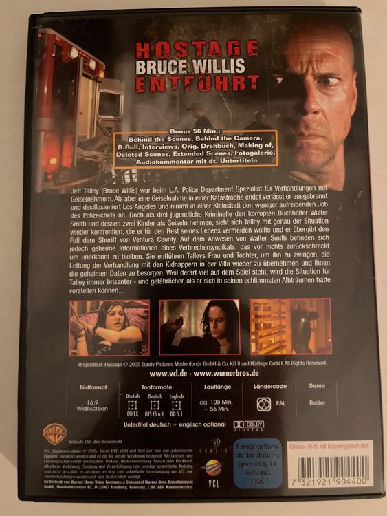 Hostage (2005) DVD 📀 - Bruce Willis | Kaufen auf Ricardo