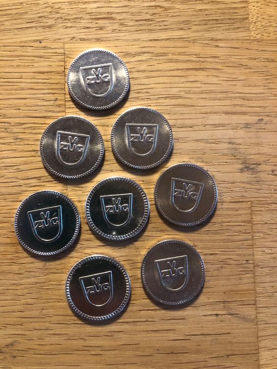 17 V-Zug Jetons (Gebraucht) in Vilters für CHF 8.5 – mit Lieferung auf Ricardo kaufen