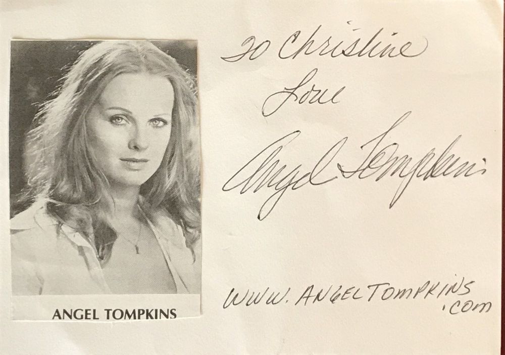 Angel Tompkins Autogramm signiert Karte m.Bild 10x15cm (Gebraucht) in ...