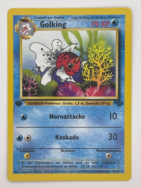 Golking 46/64 Pokémon Jungle 1.Edition ab 1.- (Neu (gemäss Beschreibung ...