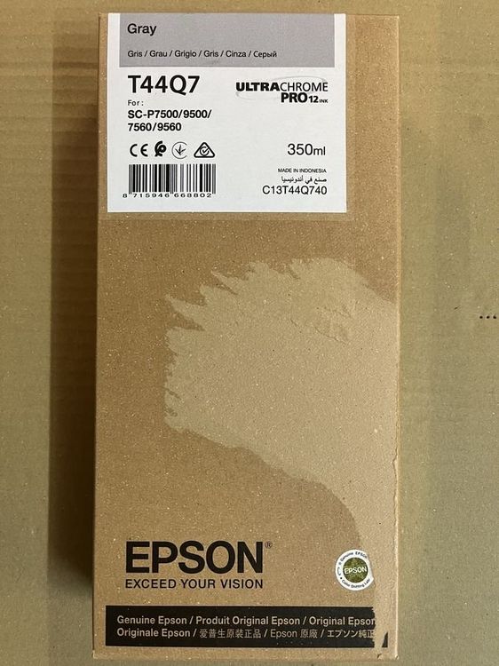 Epson SureColor SC-P 7500, SC-P 9500 Gray Patrone, T44Q7 (Neu und ...