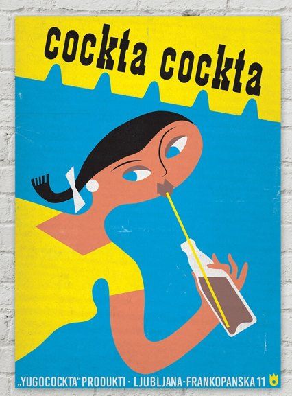 Cockta Werbeplakat, Reprint, Jugoslawisches Coca Cola A2 | Kaufen auf ...