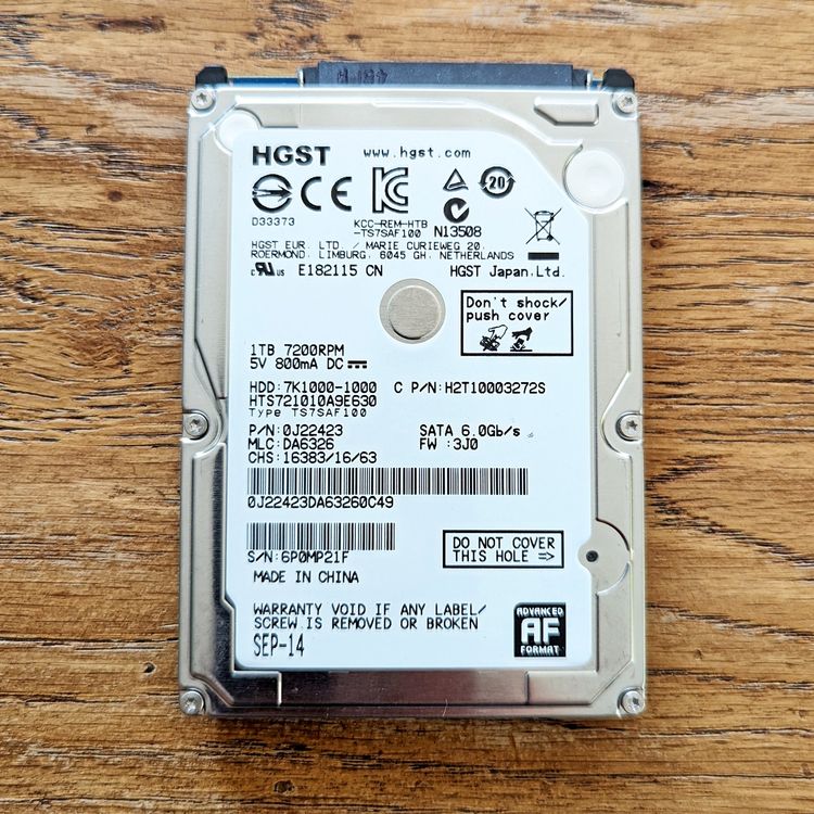 HGST 1TB HDD für Laptop (Gebraucht) in Belp für CHF 23 – mit Lieferung ...