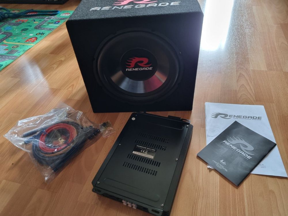 Subwoofer Set Renegade Basskit 600W | Kaufen auf Ricardo