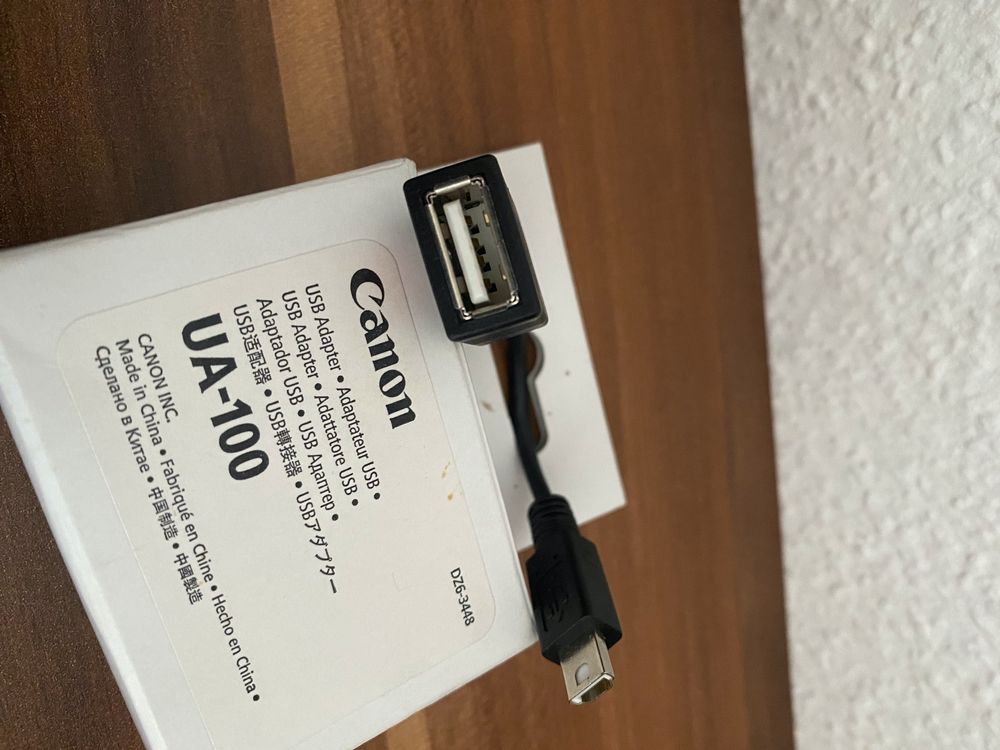 Canon Adapter UA-100 / USB-> USB mini / Original | Kaufen auf Ricardo