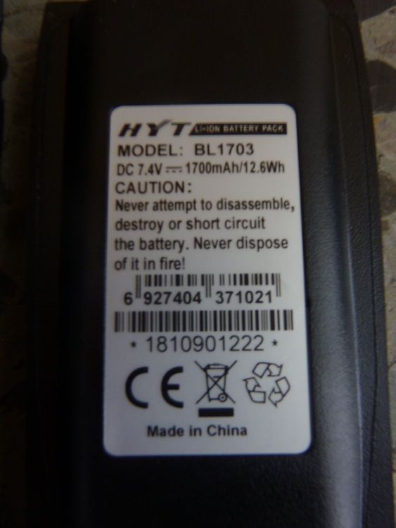 Hytera HYT TC-780 REGA Handfunkgerät & Original Ladestation (Gebraucht ...