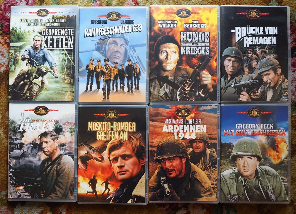 Kriegsfilme (8 DVDs) (Gebraucht) in Chur für CHF 12 – mit Lieferung auf Ricardo kaufen