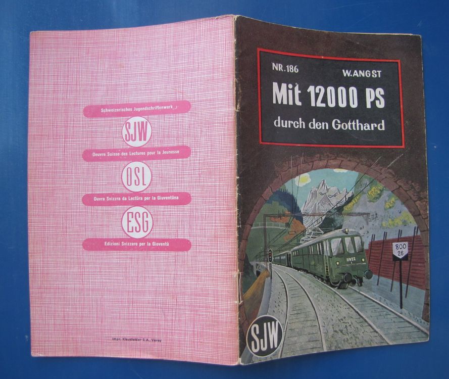 Mit 12000 PS durch den Gotthard. SJW Zurich n.186. (Gebraucht) in ...