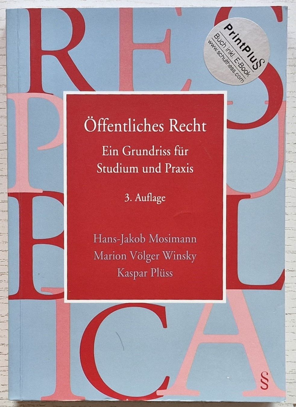 Öffentliches Recht (Grundriss für Studium & Praxis) 2017 (Gebraucht) in ...