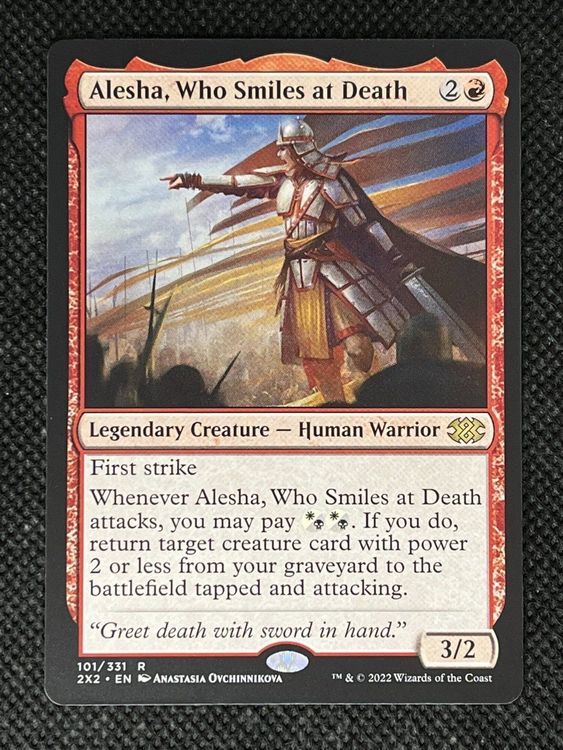 MTG Double Master 2022 // Alesha, Who Smiles at Death (Gebraucht) in ...