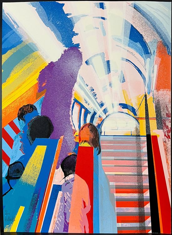 René Ed. Brauchli. Exit, 1972. Serigrafie (Gebraucht) in Zumikon für ...