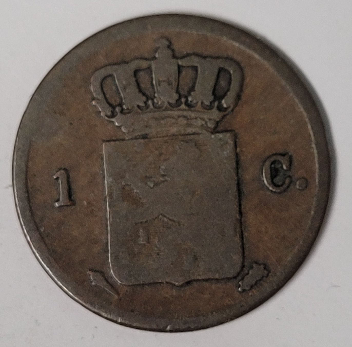 1 CENT / NIEDERLANDE 1837 (Gebraucht) in Mumpf für CHF 1 – mit ...