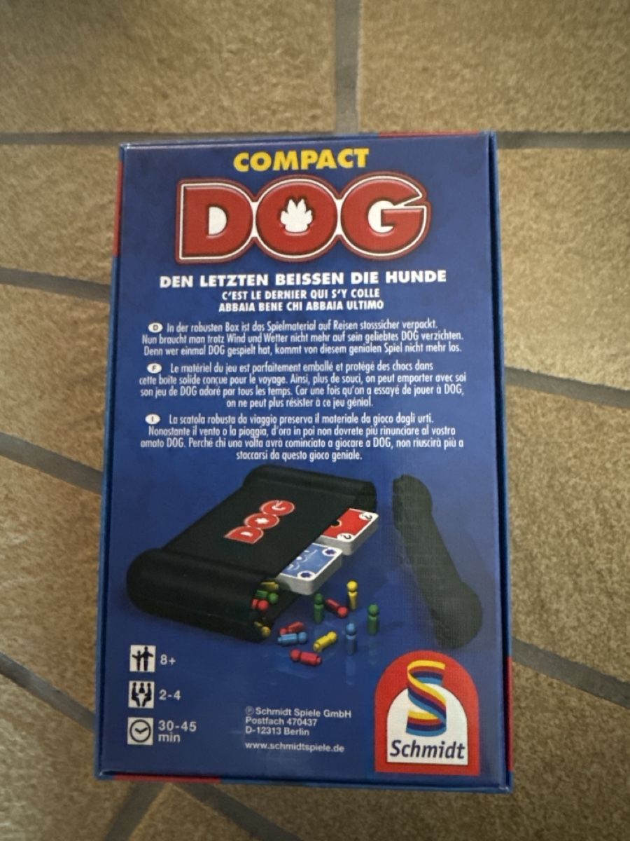 Compact Dog Spiel, Reisespiel - Den Letzten Beissen die Hund (Gebraucht ...