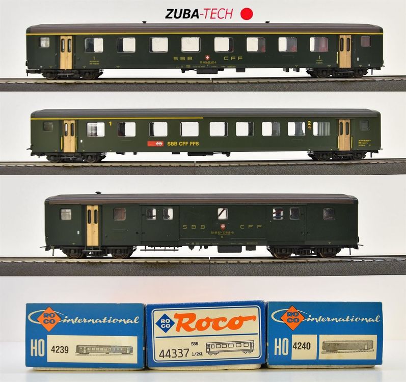 Roco 3x Personenwagen EW II SBB H0 GS OV | Kaufen auf Ricardo
