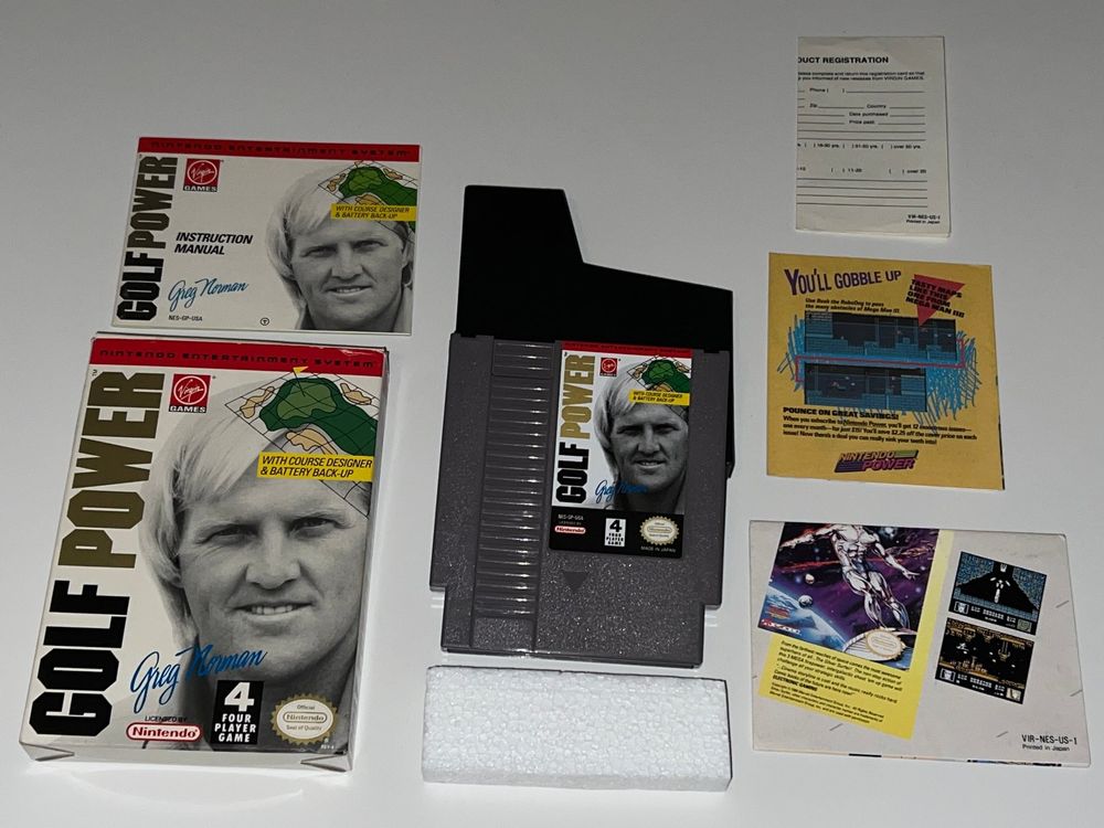 NES Spiel - Greg Norman's Golf Power (OVP) [USA-Version] (Gebraucht) in ...