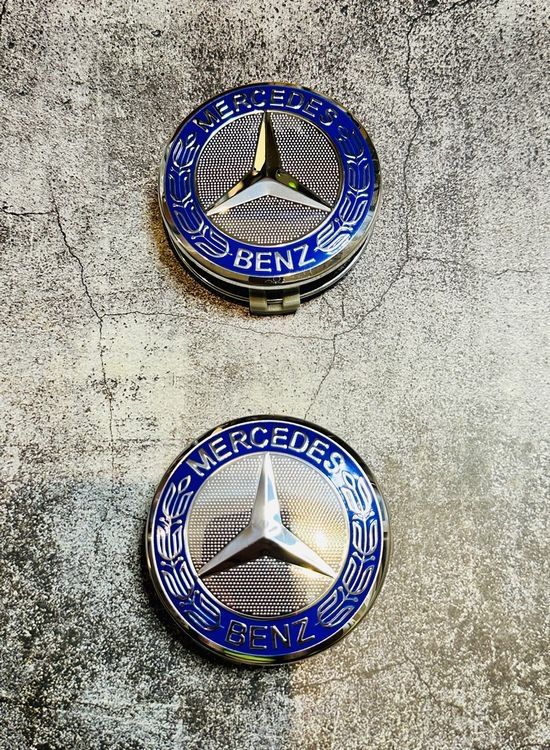 Mercedes 75 mm Nabendeckel, Nabenkappen, Felgendeckel Neu (Neu und ...