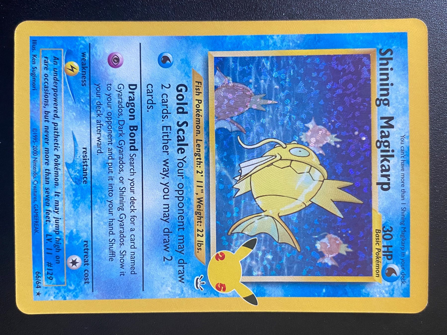 Shining Magikarp (66/64) - Celebrations - NM+ - EN (Neu (gemäss ...