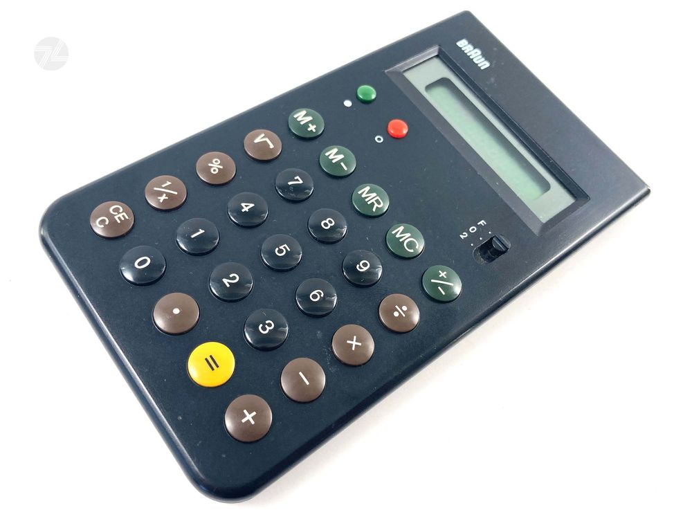 Taschenrechner BRAUN 4835 Design Rams Calculator Vintage 70s (Gebraucht ...