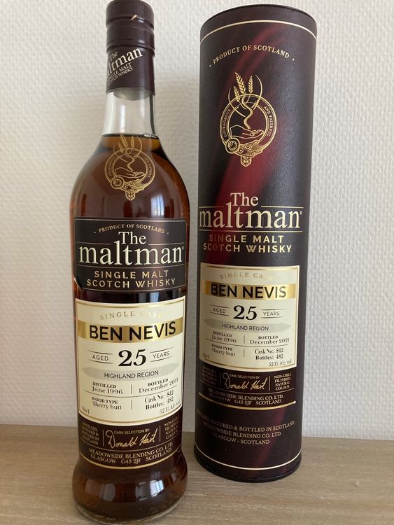 The Maltman - Ben Nevis 25 y.o. - Sherry Butt (Neu und originalverpackt ...