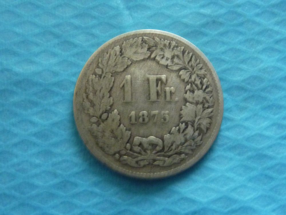 Alter Silber 1 Franken 1875. | Kaufen auf Ricardo