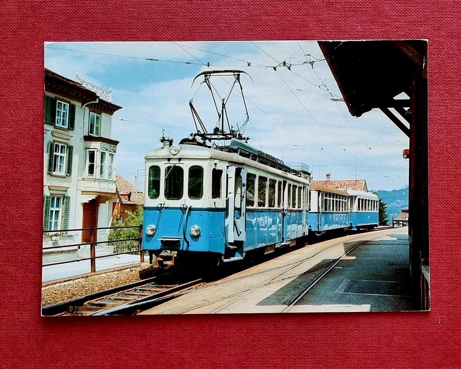 Trogen - Bahnhof - Trogener Bahn - elektr. Triebeagen - 1973 (Gebraucht ...