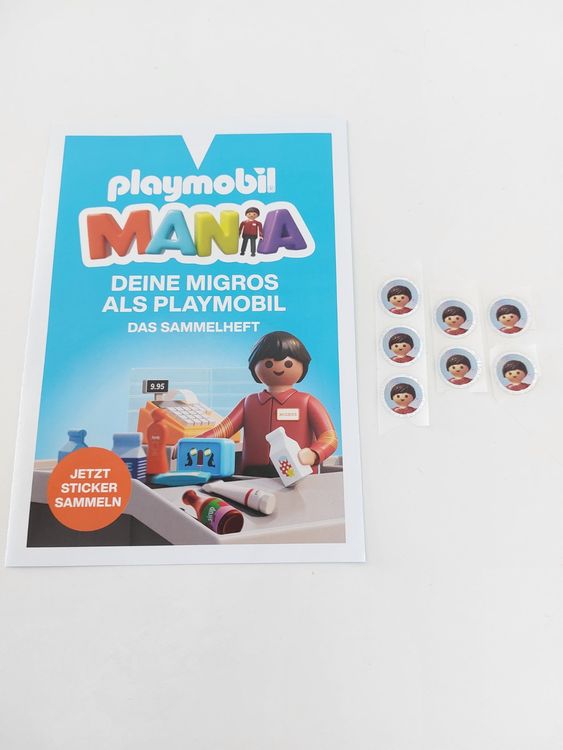 Playmobil Migros Mania 7 Sticker (Neu und originalverpackt) in ...