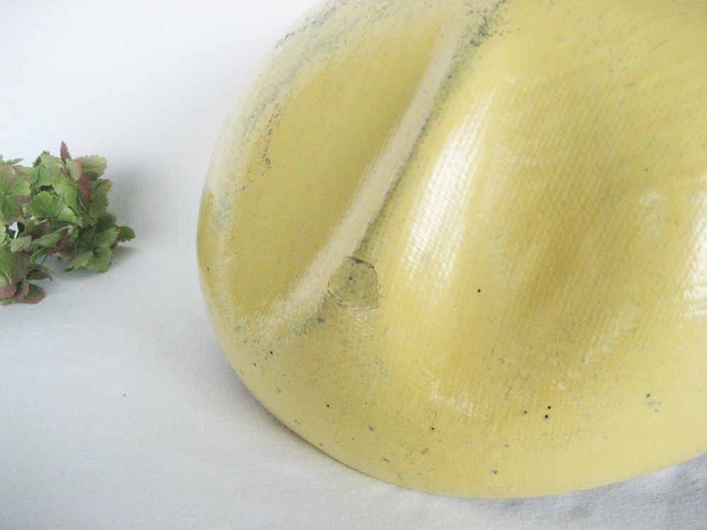 Alte Hutform aus Holz - Farbe gelb - Holzform für Hüte | Kaufen auf Ricardo