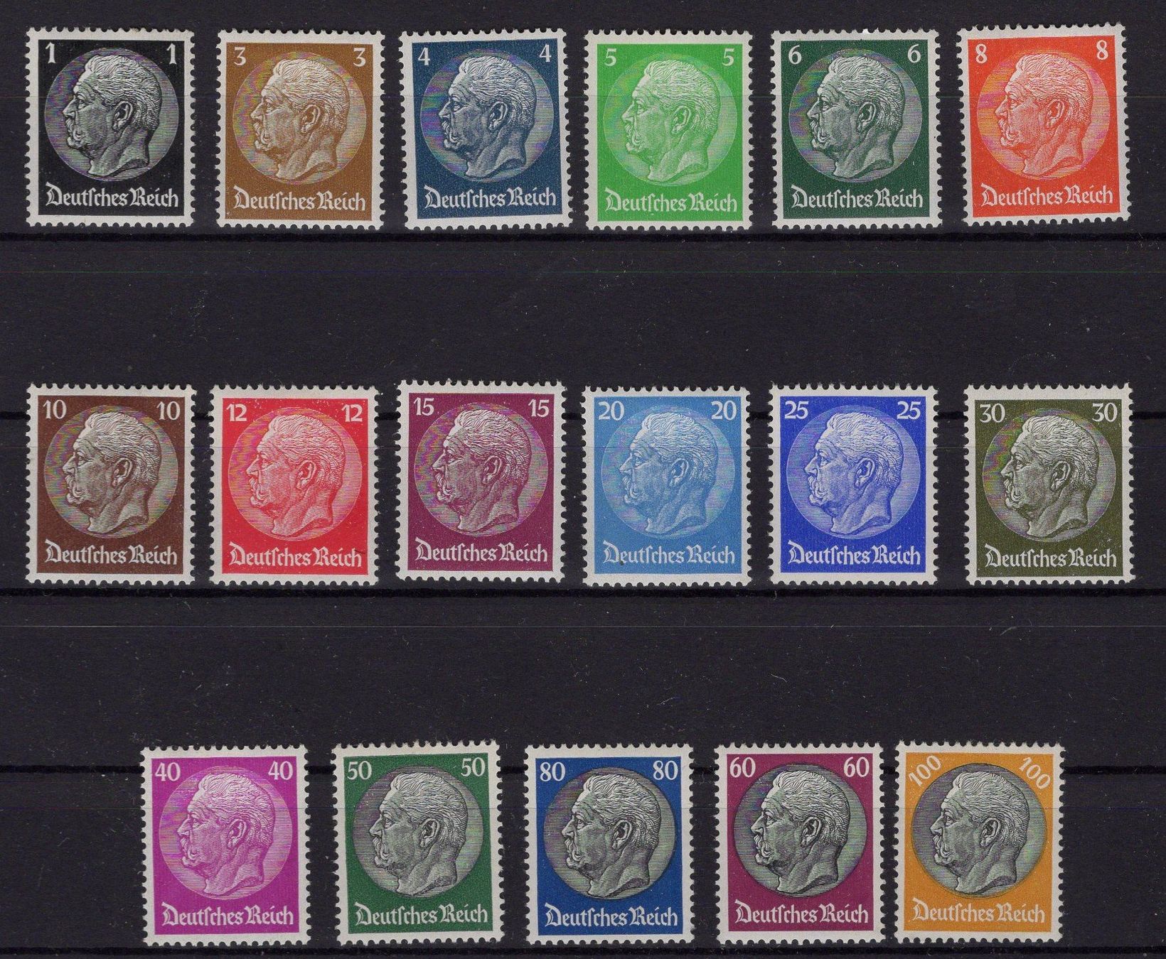 R5281 / Allemagne Reich série Hindenburg XX (Neuf (Voir description)) à ...