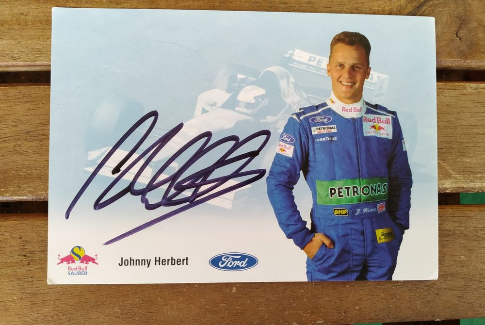 Johnny Herbert Sauber Karte 1996 O. signiert | Kaufen auf Ricardo