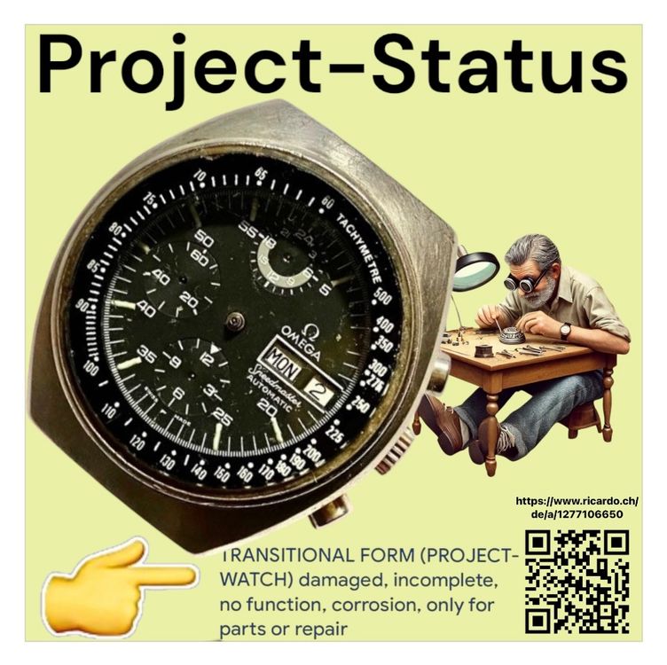 Omega (PROJECT-WATCH) Chronograph | Kaufen auf Ricardo