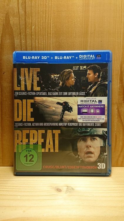 LIVE DIE REPEAT Edge of Tomorrow in 3D Blu-Ray | Kaufen auf Ricardo