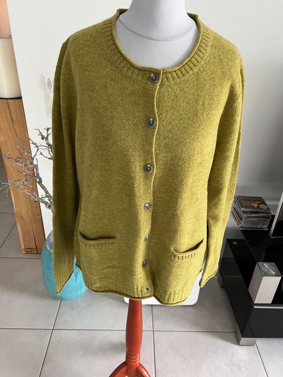 Christian Berg Strickjacke reine Wolle Gr 44 (Neu (gemäss Beschreibung ...